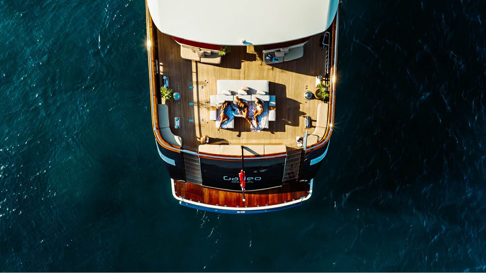 About the 55m Perini Navi charter yacht Galileo